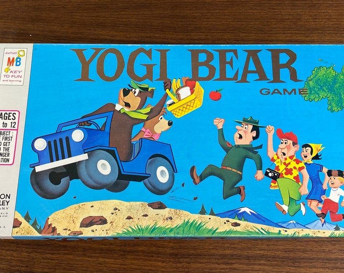 Vintage 1971 Yogi Bear Board Game by Milton Bradley Complete ...