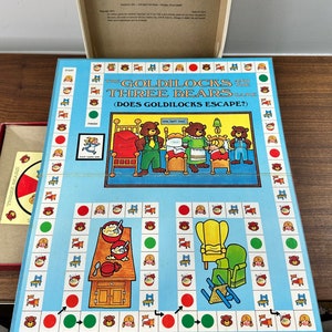 Vintage 1973 Goldilocks and the Three Bears Board Game by - Etsy