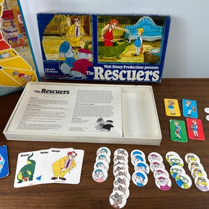 Vintage 1977 Rescuers Board Game by Parker Brothers Complete - Etsy