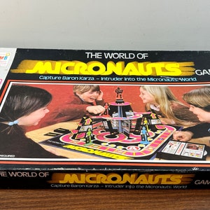 Vintage 1978 the World of Micronauts Game: Capture Baron Karza - Etsy