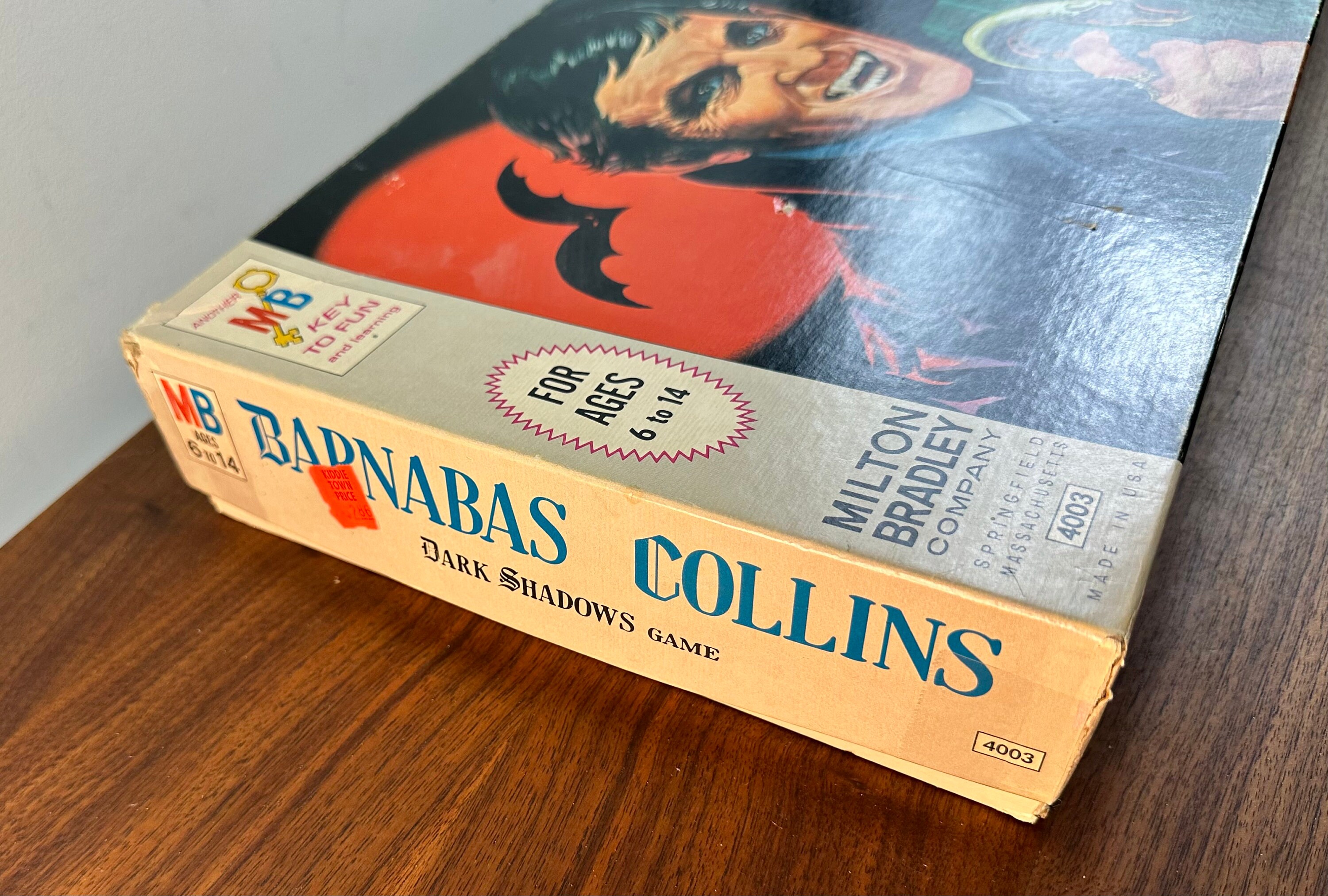 Vintage 1969 Barnabas Collins Dark Shadows Game by Milton Bradley ...
