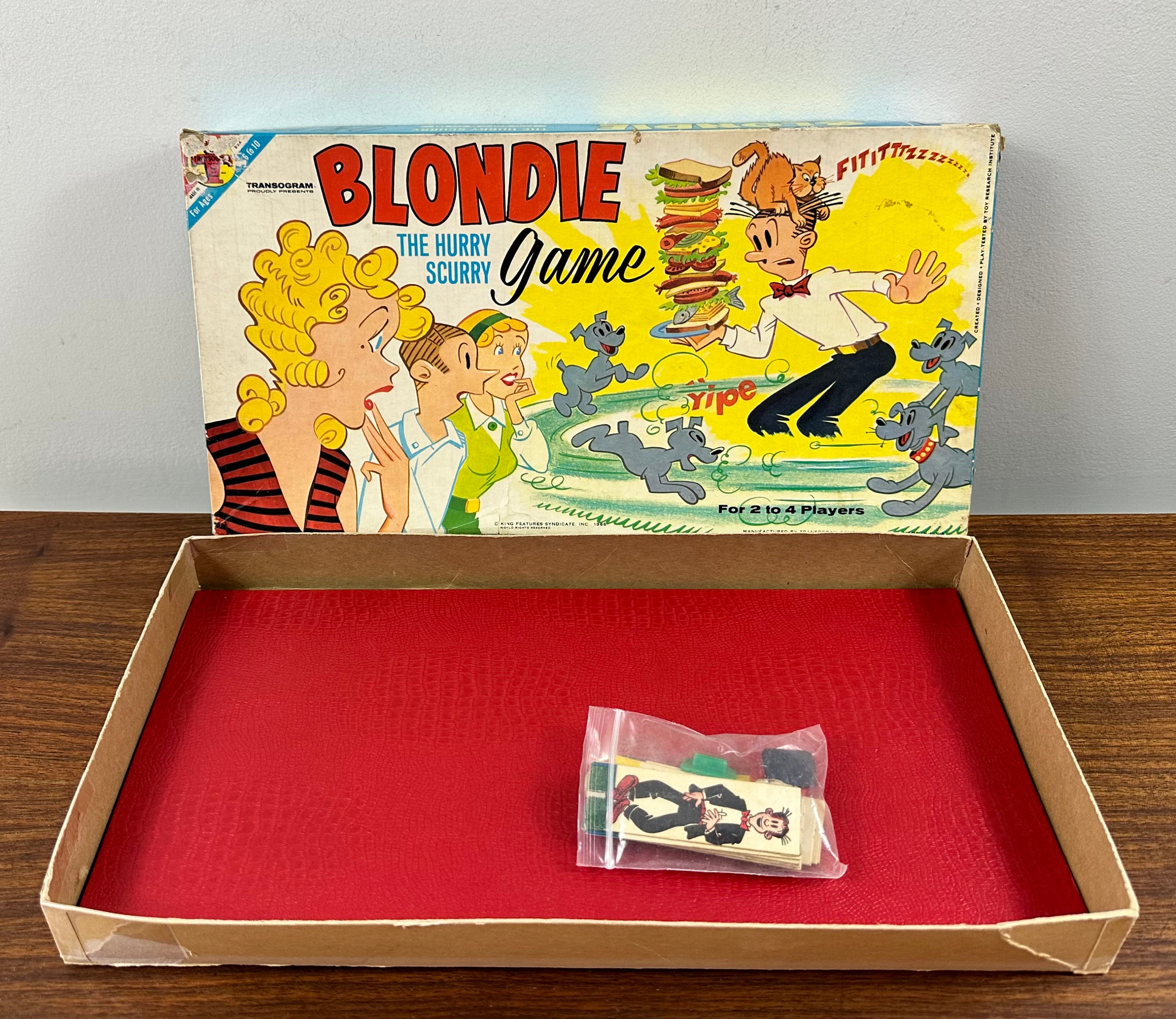 Vintage 1966 Blondie Hurry Scurry Game - Good Condition - Etsy
