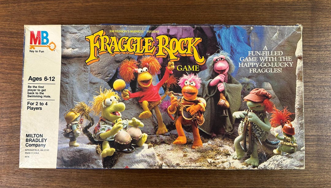 Vintage 1977 Fraggle Rock Board Game - Good Condition - Etsy