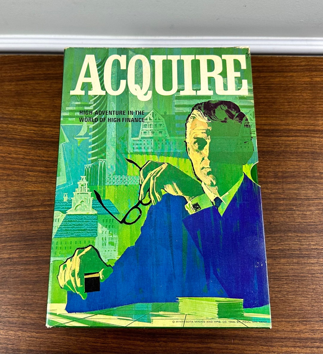 Vintage 1971 Acquire Board Game: 3M Green Box Edition, Unplayed - Etsy
