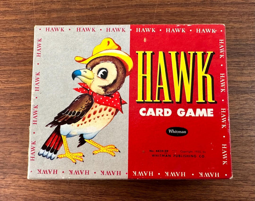Vintage 1955 Hawk Card Game by Whitman - Complete - Excellent Condition ...