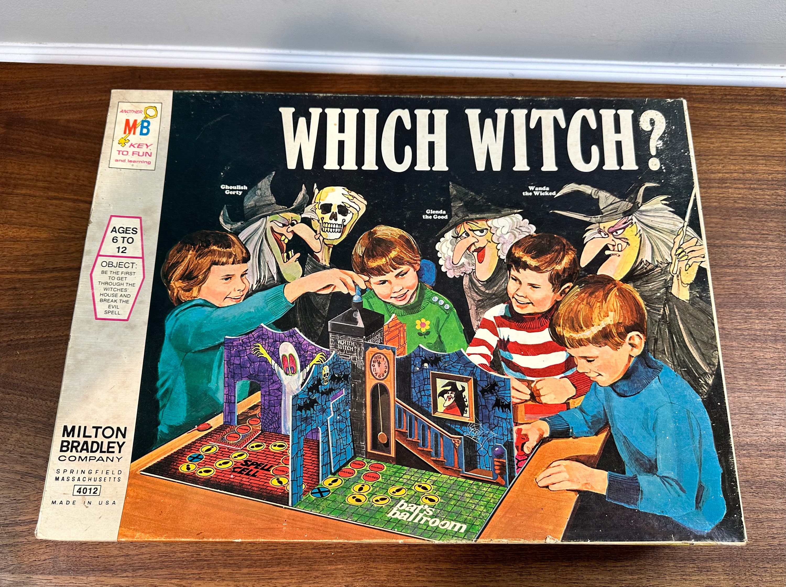 Vintage 1971 Which Witch Board Game - Milton Bradley, Complete - Etsy