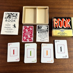 Vintage 1943 Rook Card Game by Parker Brothers Great Vintage Condition ...