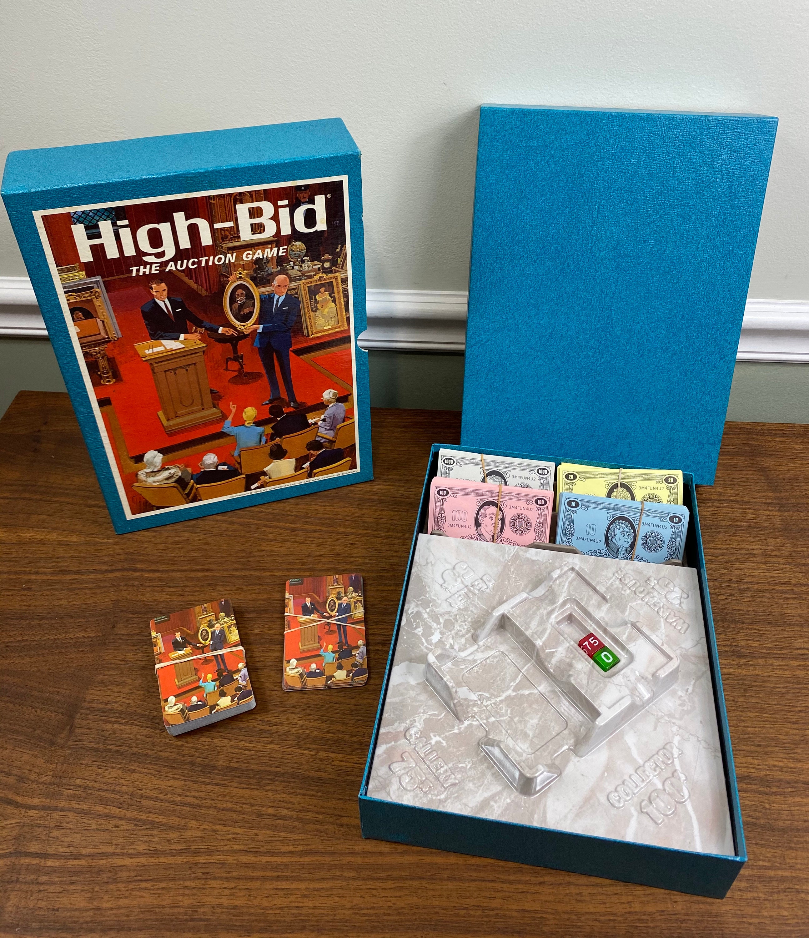 Vintage 1965 High-Bid The Auction Game 3M Bookshelf Game - Etsy.de