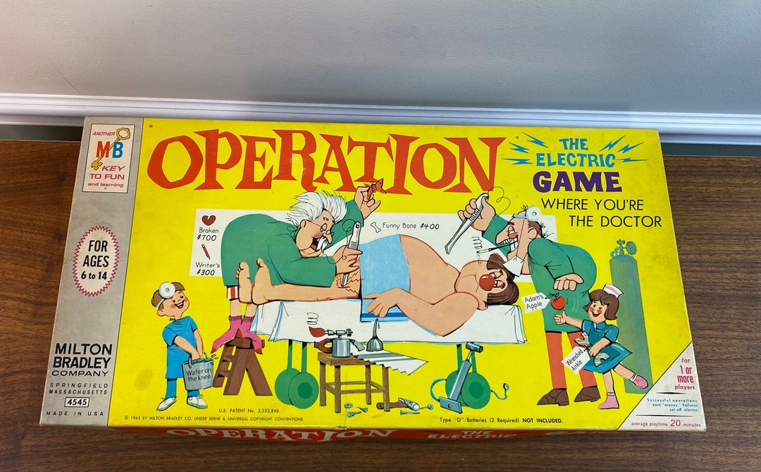 Milton Bradley Operation Game Play