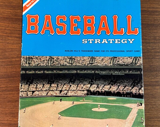 Vintage 1973 Baseball Strategy - A Game by Avalon Hill - Complete - Etsy