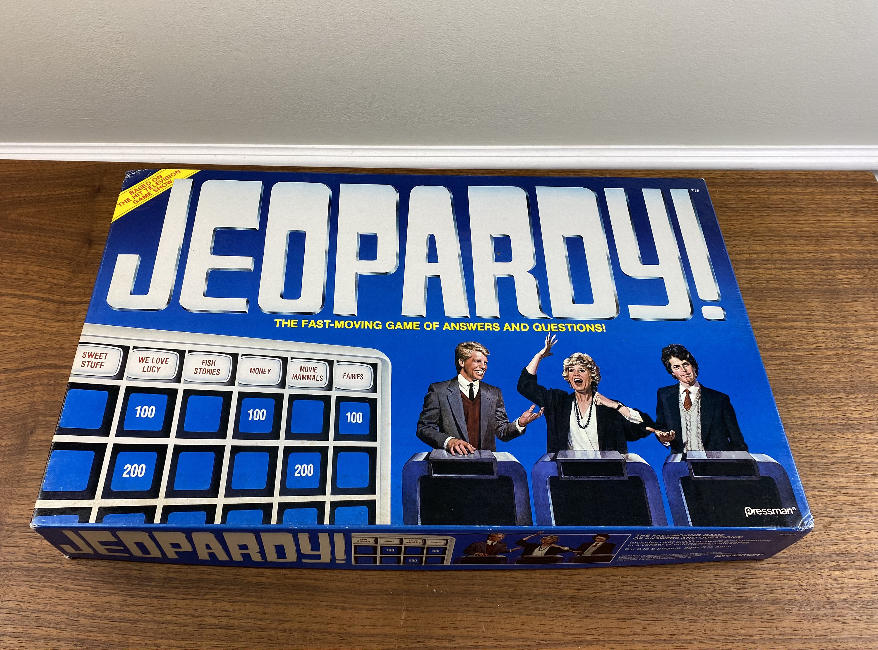 Jeopardy Board Game Pressman