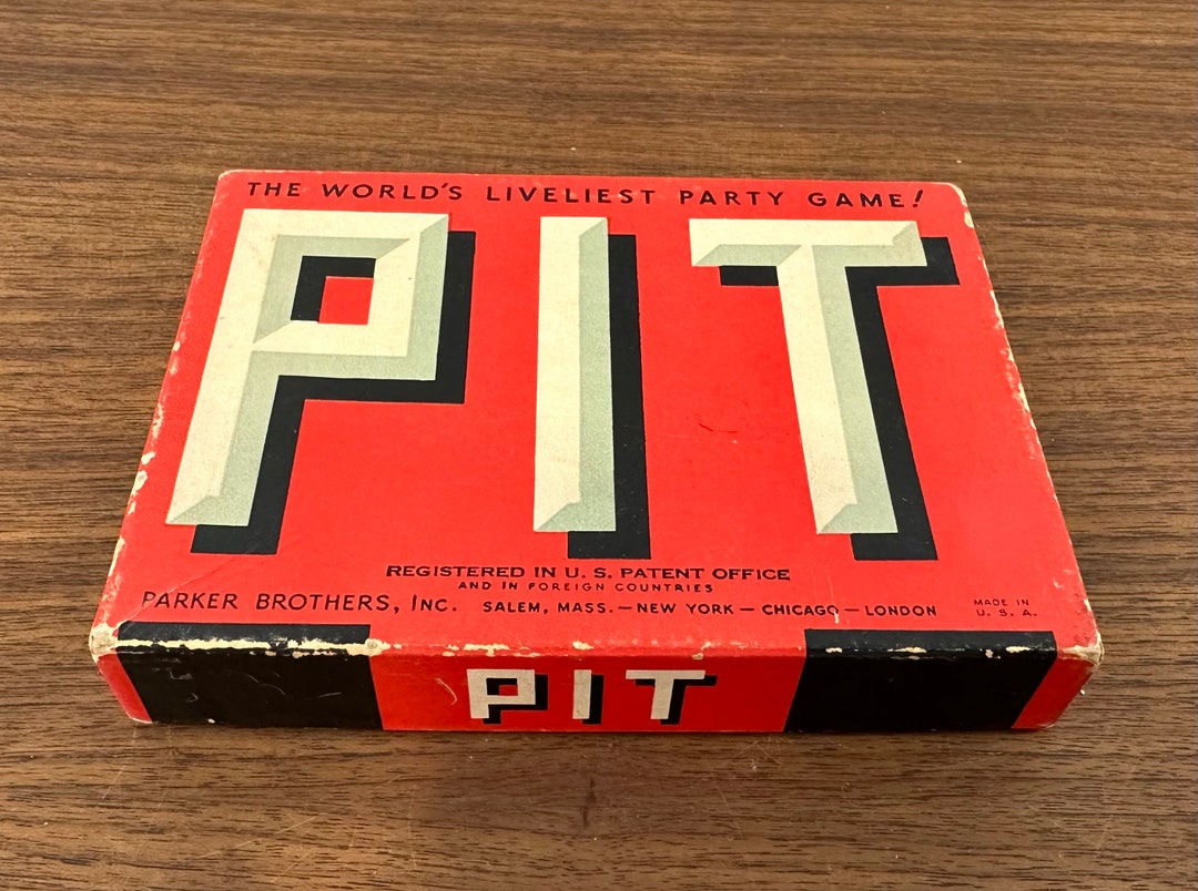 Vintage 1940s? Era Parker Brothers PIT Game - Complete - Etsy
