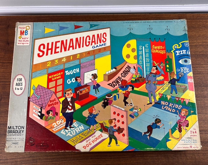Vintage 1964 Shenanigans Board Game by Milton Bradley Complete Pretty ...