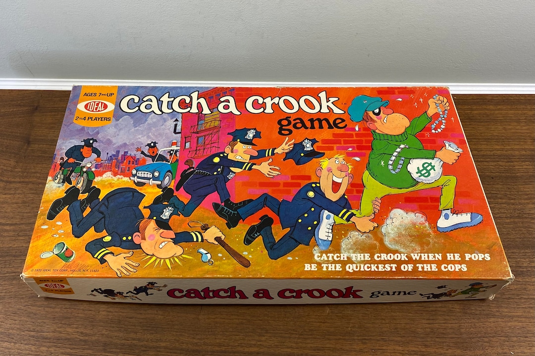 Vintage 1971 to Catch a Crook Board Game by Ideal - Etsy