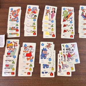 Vintage 1962 Bullwinkle Rummy Card Game by Edu Cards - Complete ...