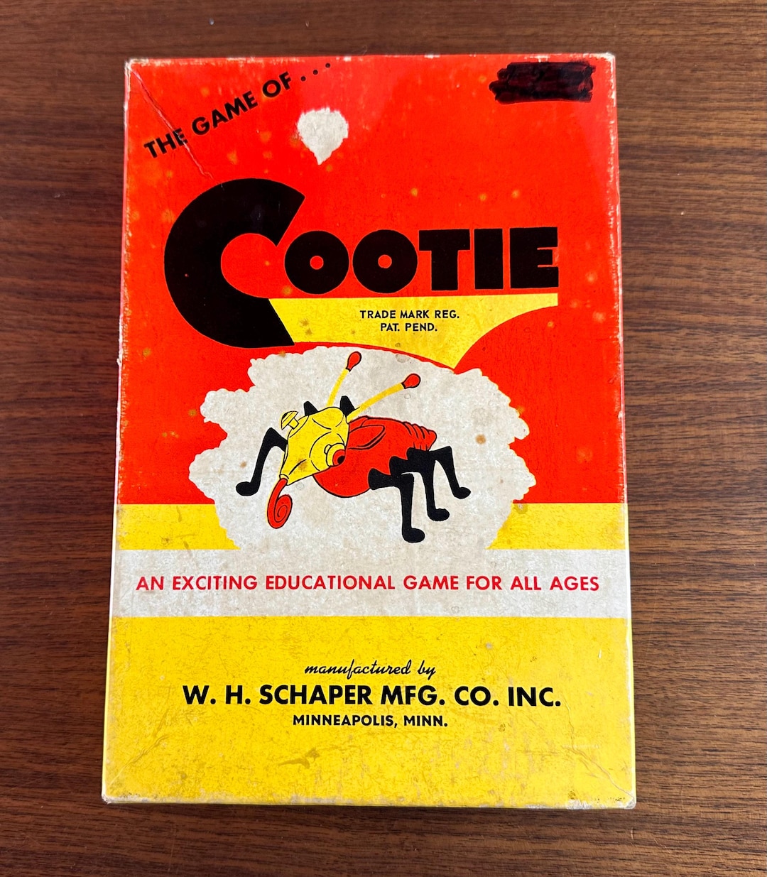 Vintage 1949 Cootie Game - Complete - Etsy
