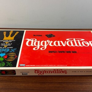 Vintage 1970 Aggravation Board Game by Lakeside Deluxe Party Edition ...