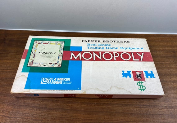 Vintage Rehabilitated 1961 Monopoly Game Complete Box Lid - Etsy