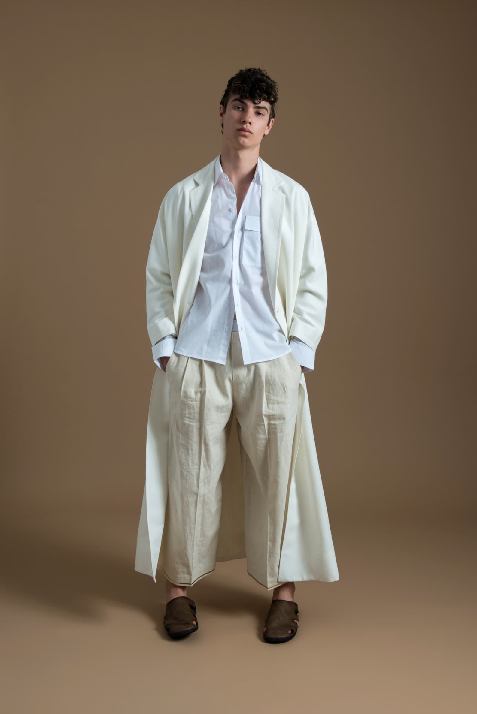 Mens Coat Mens Long Coat Mens White Coat Mens Silk Coat Mens Cupro Coat ...