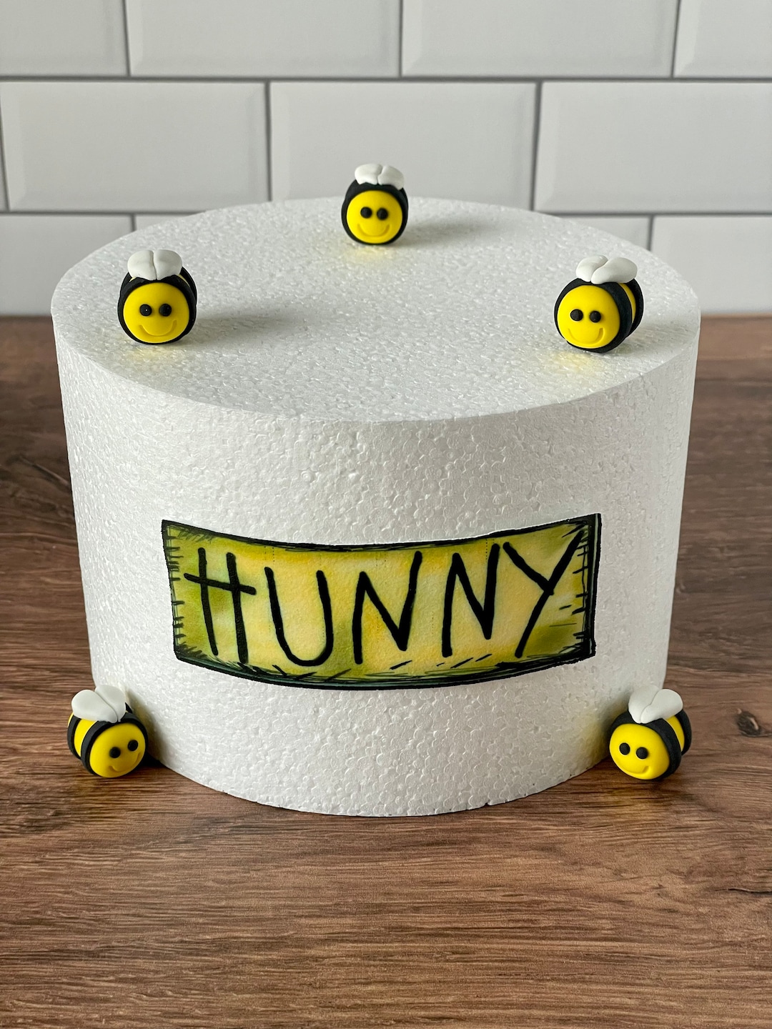 Fondant Bees and Sign - Etsy