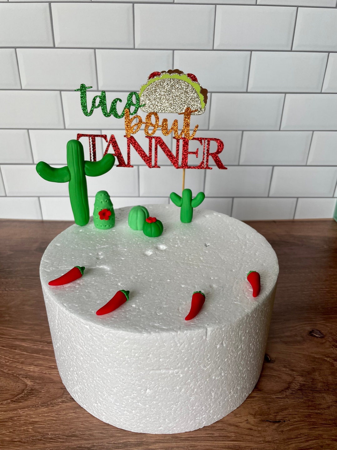 Fondant Fiesta Cake Toppers - Etsy