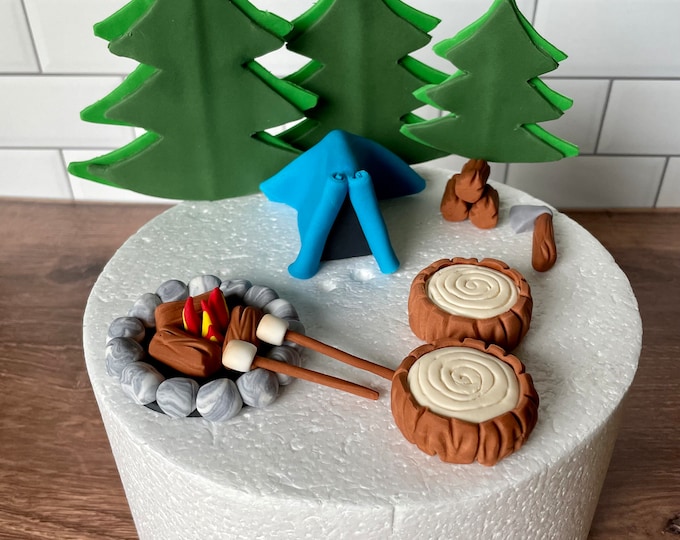 Fondant/gum Paste Camping Set - Etsy