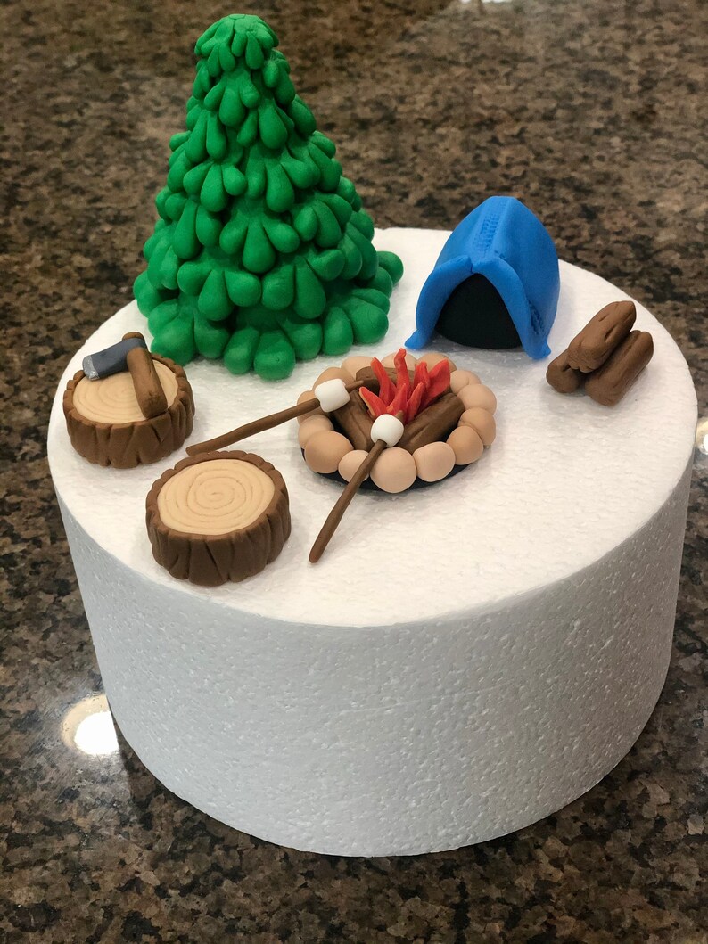 Fondant/gum Paste Camping Set | Etsy
