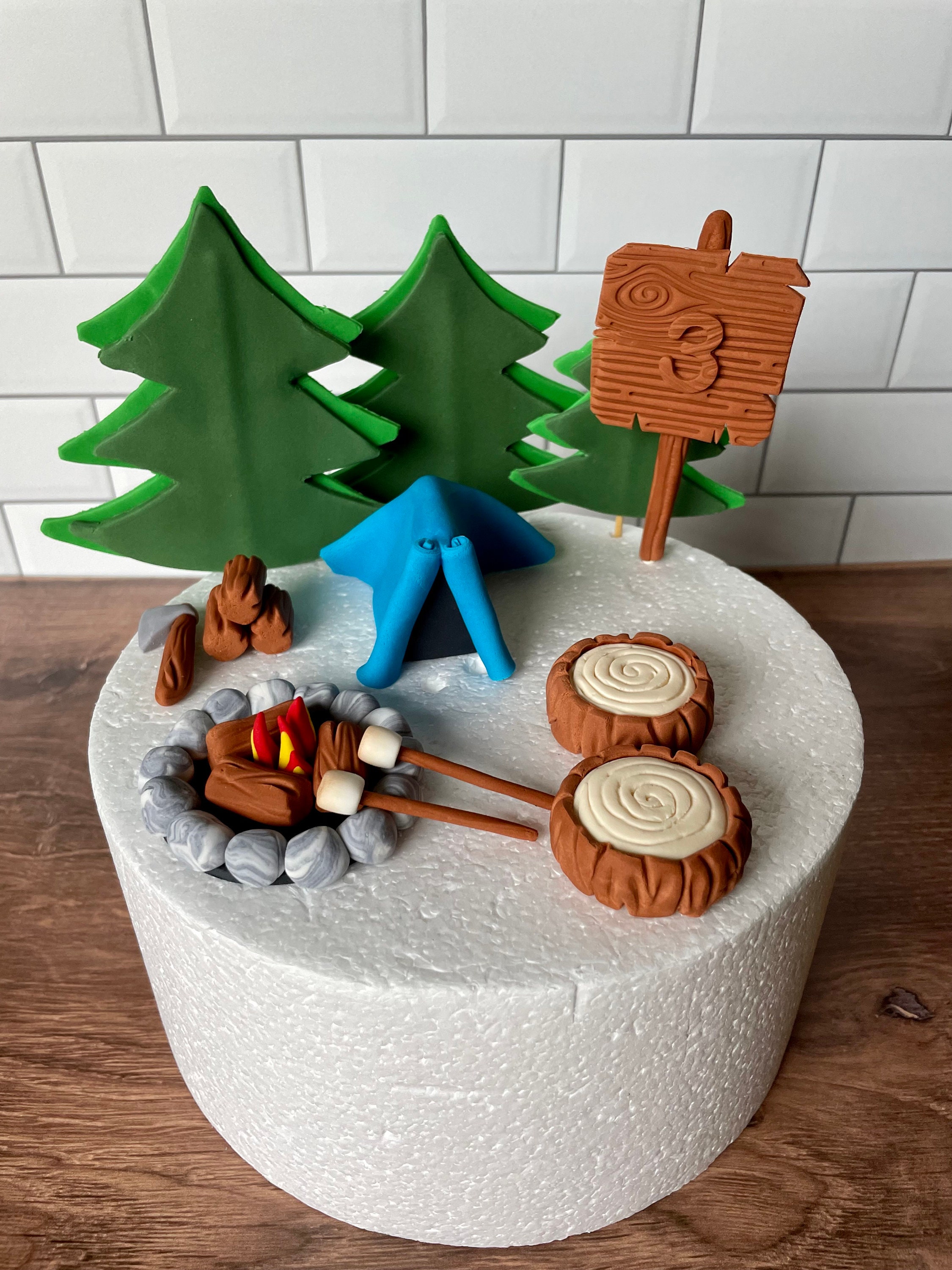 Fondant/gum Paste Camping Set - Etsy