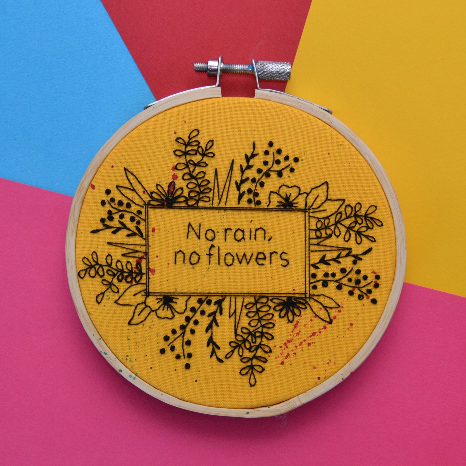 Hand Embroidery Inspirational Makers Quote Embroidery/ - Etsy