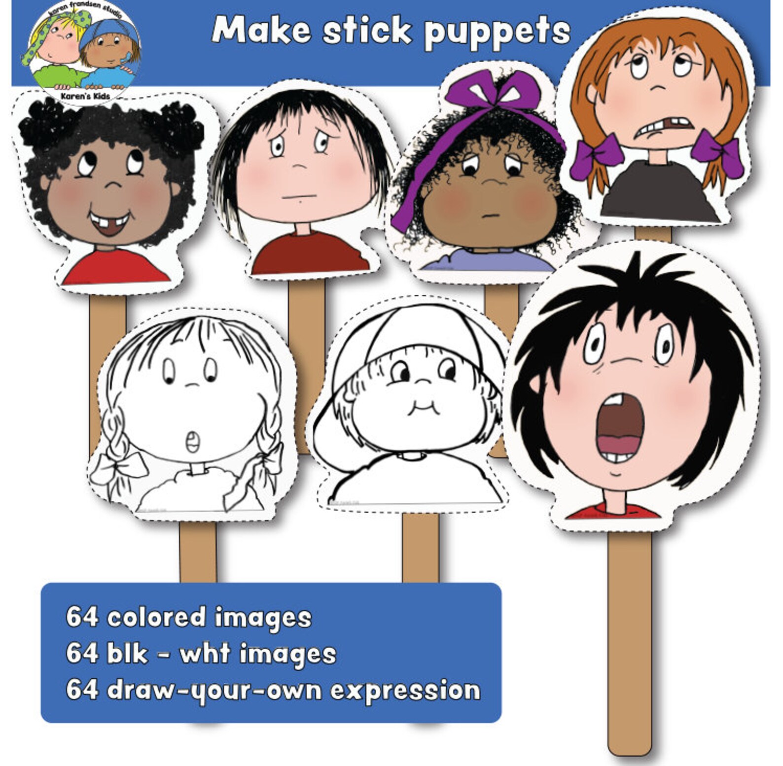 194 Feelings Emotions Clipart, Social Emotional Learning, Color Images ...