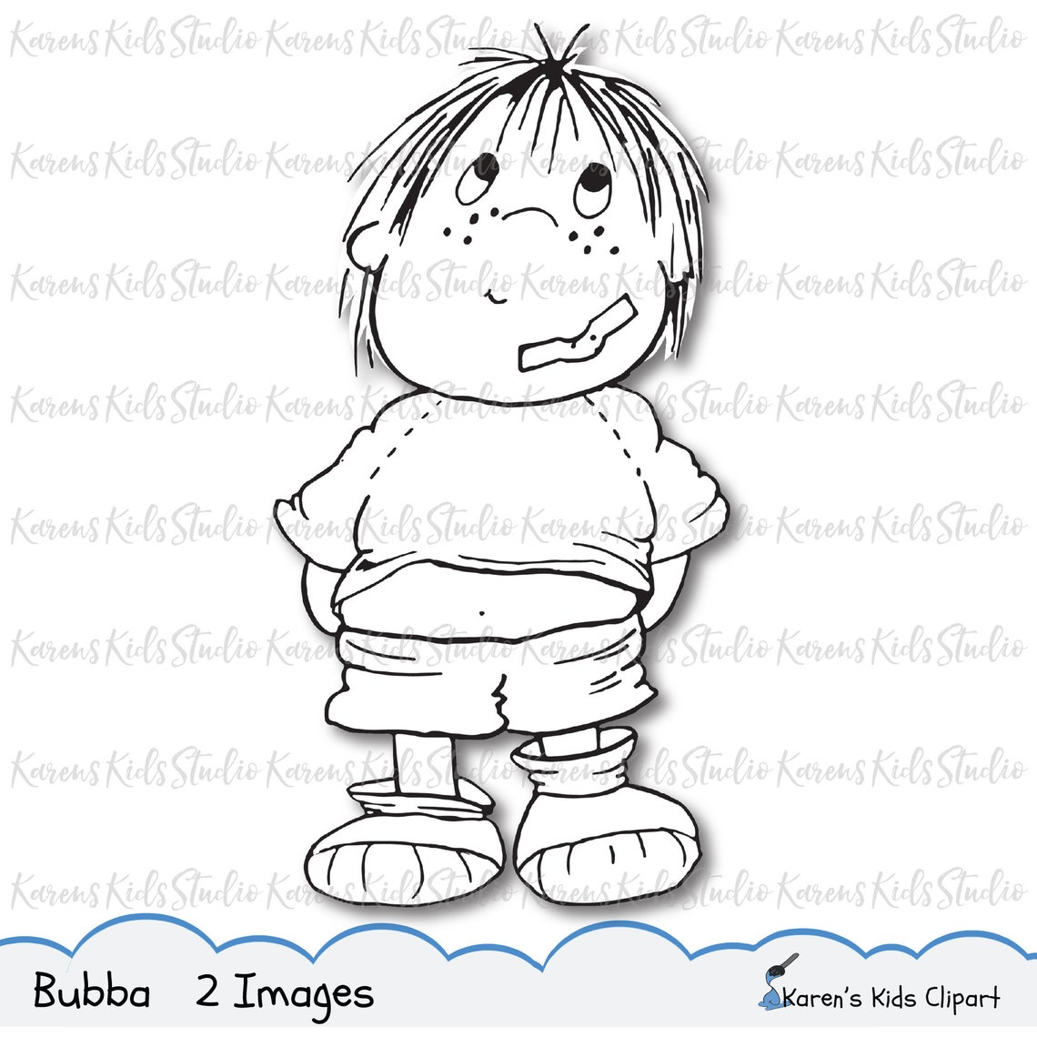 Bubba, Cute Boy, Clipart, Cute Boy Clipart, Scrapbooking, Boy Clipart ...
