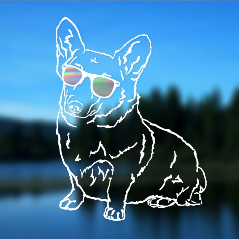 Corgi Decal - Etsy