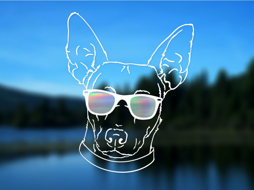 Rat Terrier Decal, Dog, Vinyl Decal, Car Decal, Bumper Sticker, Decal ...