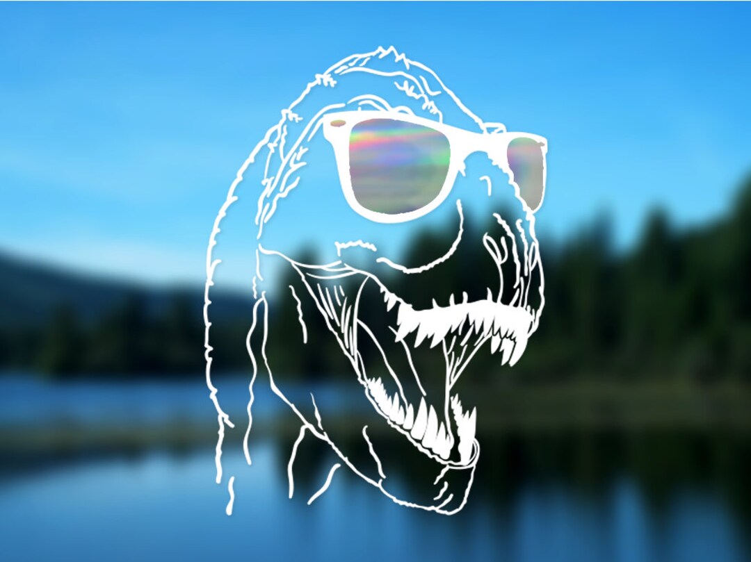 T Rex Decal, Dino Decal, Tyrannosaurus, Vinyl Decal, Car Decal, Bumper ...