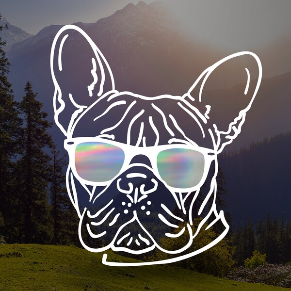 French Bulldog Decal - Etsy