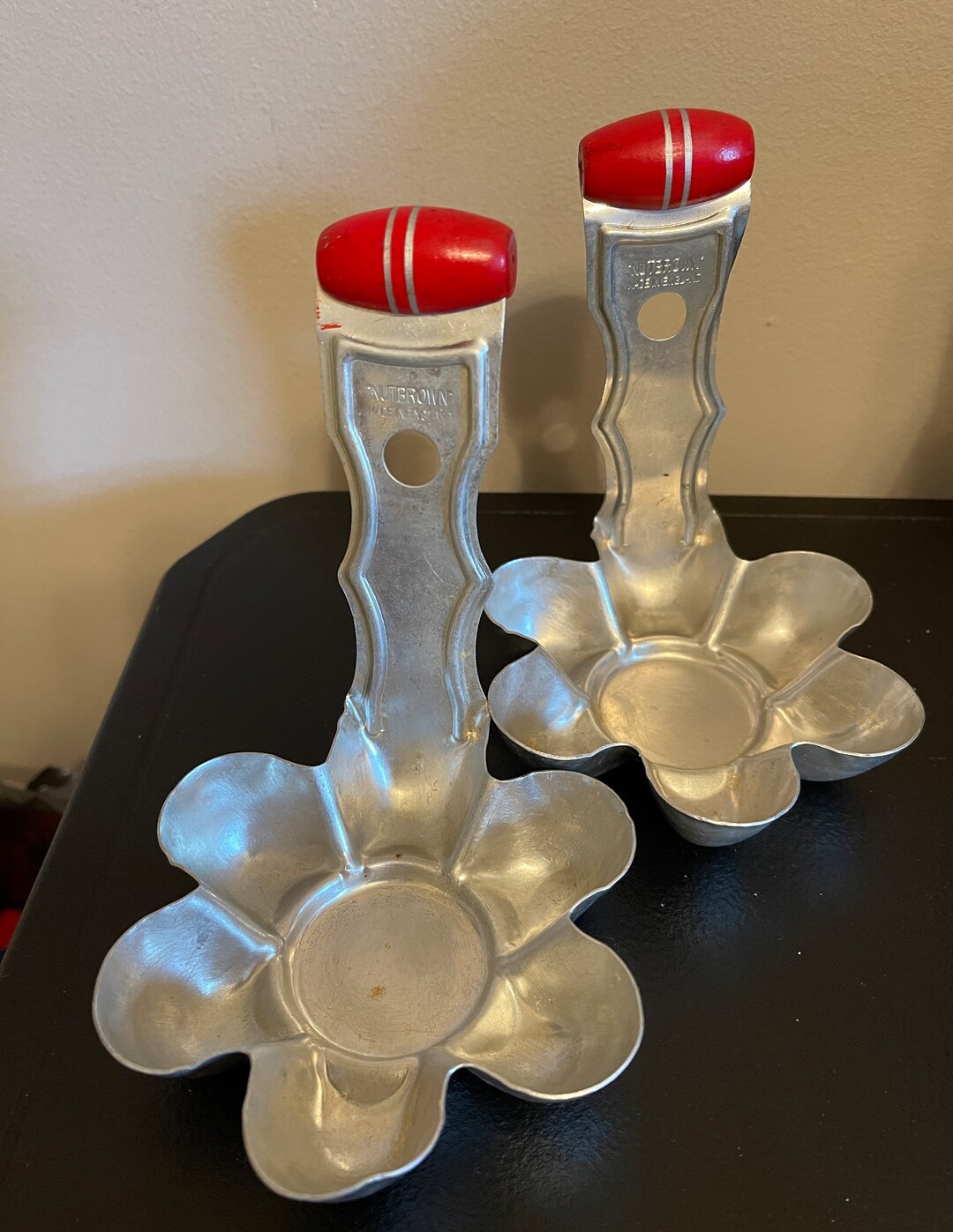 2 Vintage NUTBROWN Aluminum Egg Poachers Made in England - Etsy