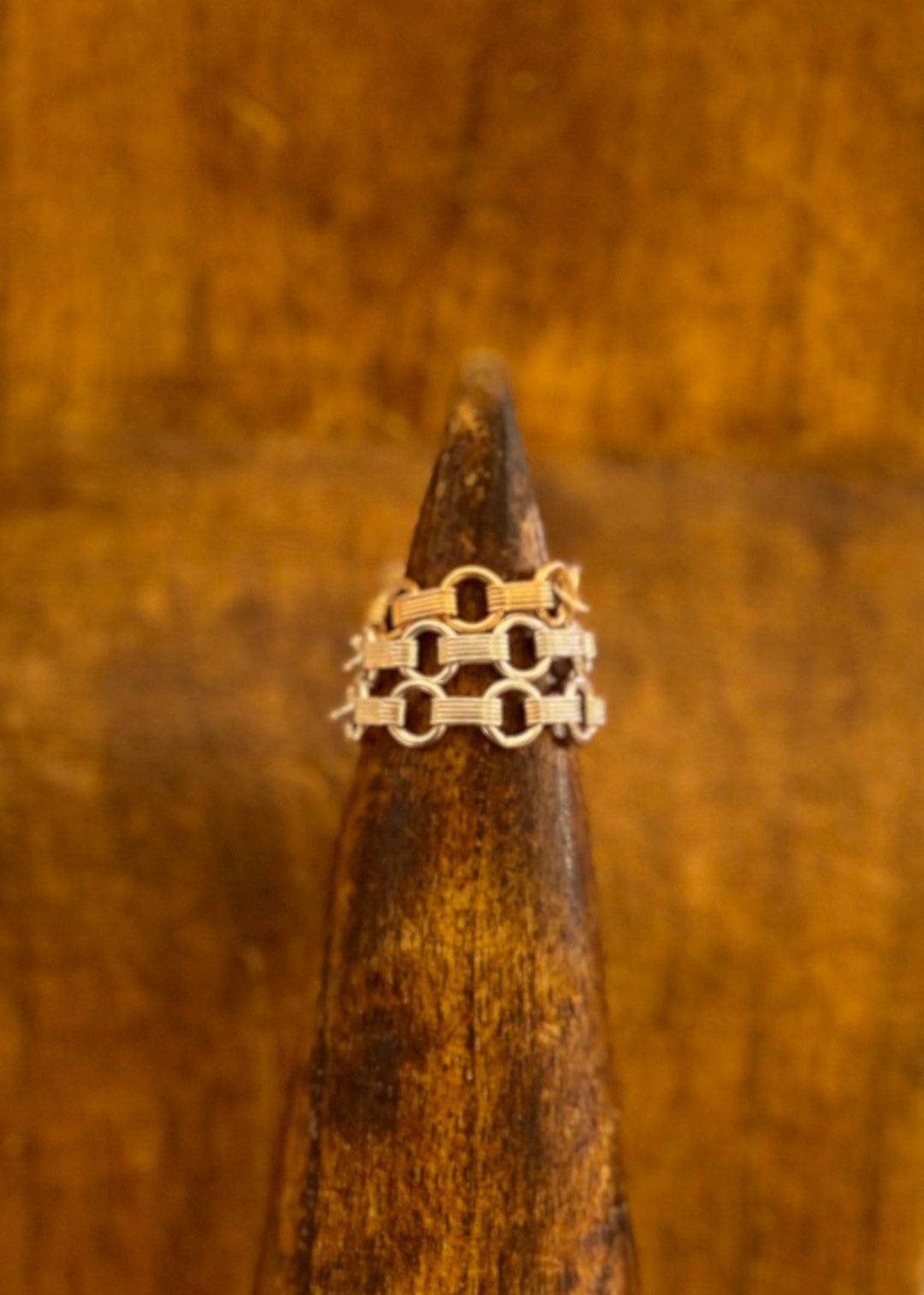 Chain Ring, Flexible Ring, Gold Filled, Sterling Silver - Etsy