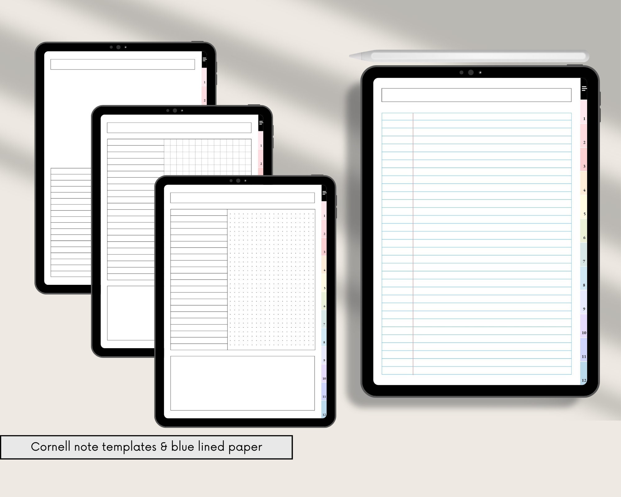 Digital Notebook Paper, Digital Notebook, Digital Notebook Cover ...