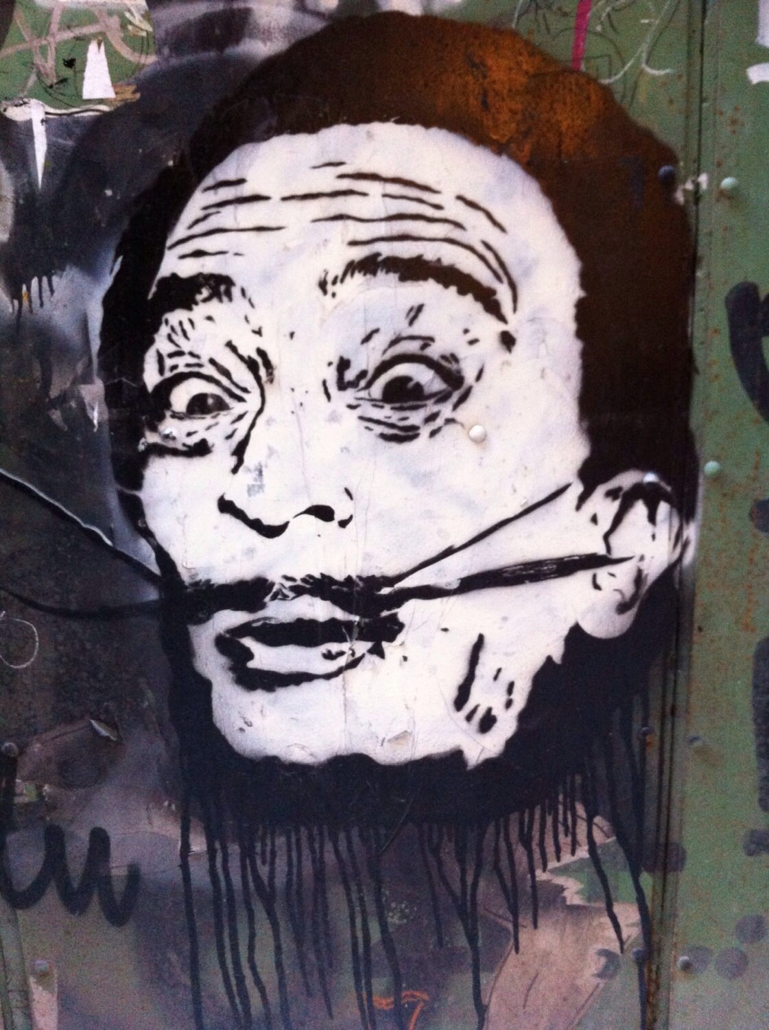 Graffiti dilly Dali Banksy Style Original Street Graffiti Photograph ...