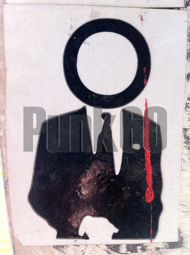 Urban Street Art Photograph Man in Suit Circle Head Abstract Graffiti ...