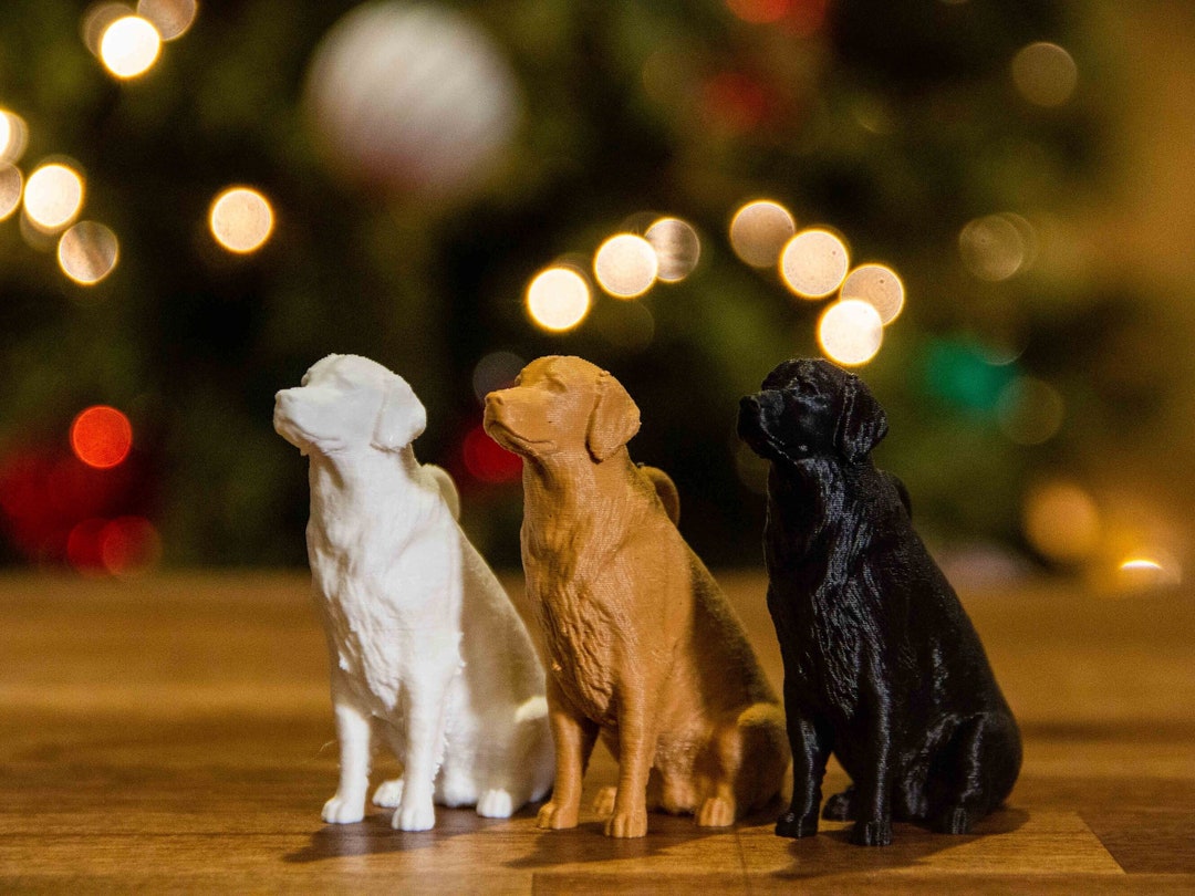 Black Lab Christmas Ornament | Labrador Retriever Ornament | Brown Lab ...