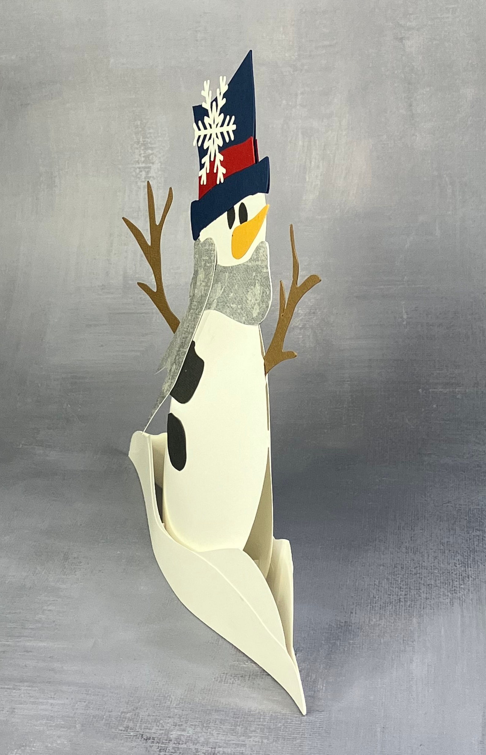 Snowmen SVG, 3D Standing Snowmen SVG, Digital Download - Etsy