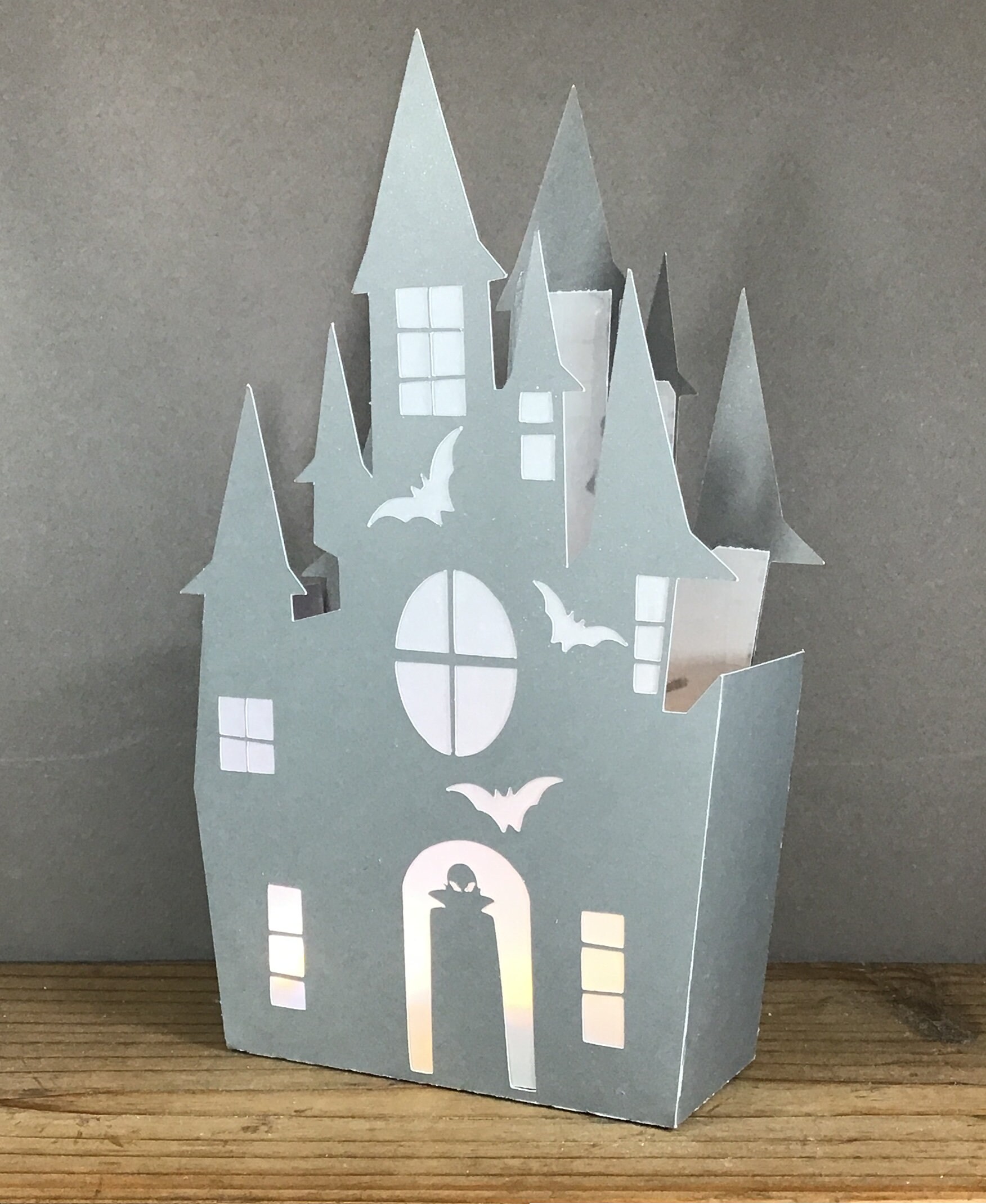 Haunted House Luminary SVG - Etsy