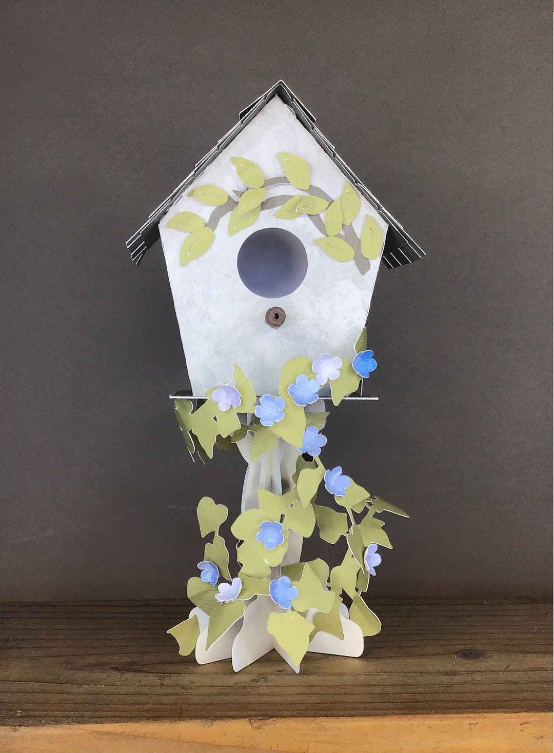 Birdhouse on Pedistal SVG, Birdhouse Silhouette, Birdhouse Cutting File ...