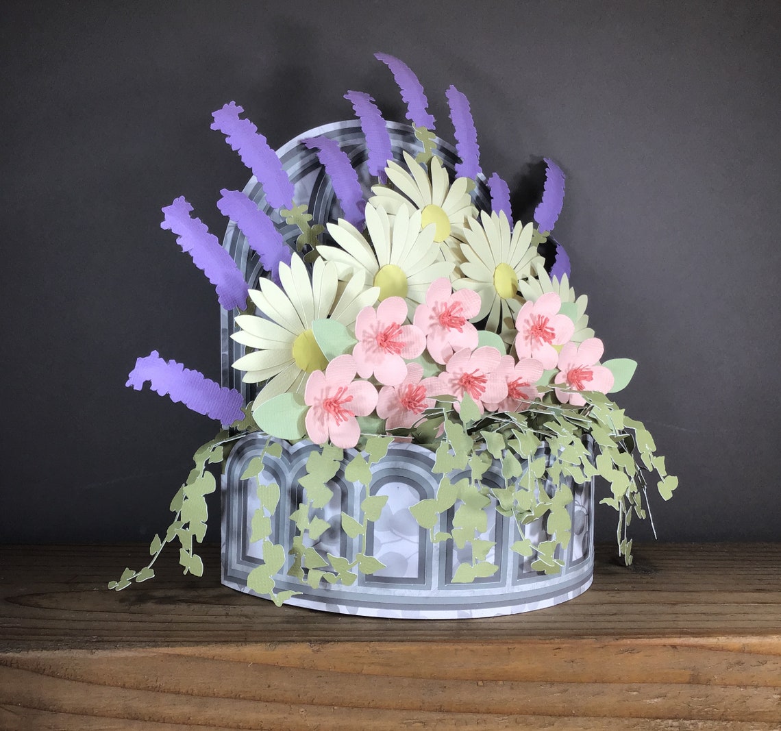 Flower Box SVG - Etsy