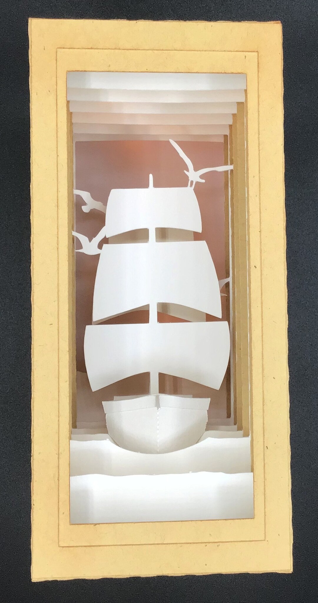 Ship Insert for Book Nook Base SVG Download - Etsy