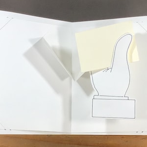 Hand Pop up Card SVG Draw and Cut - Etsy