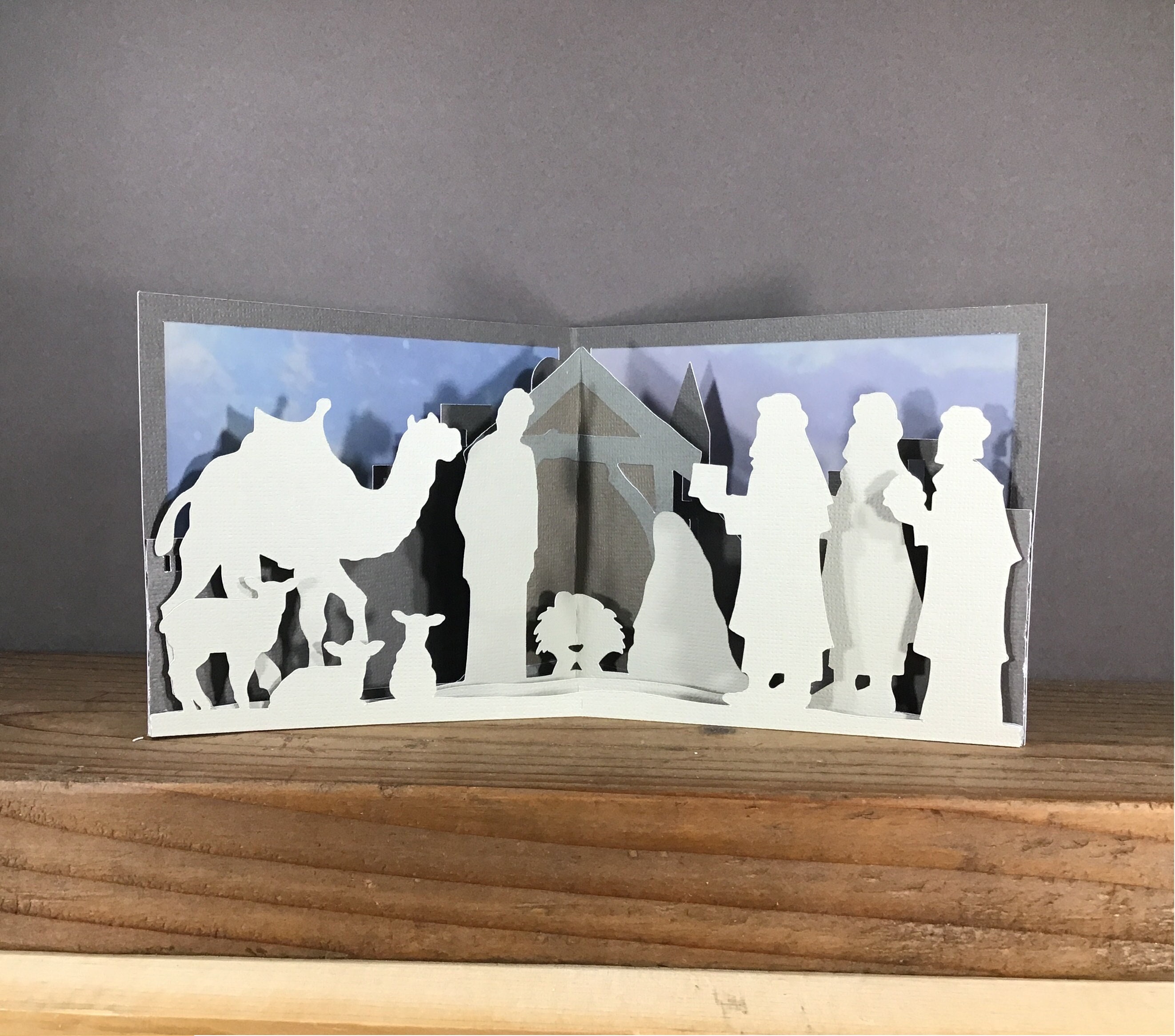 Nativity Card SVG: Christmas Craft, Christian Holiday (digital Download ...