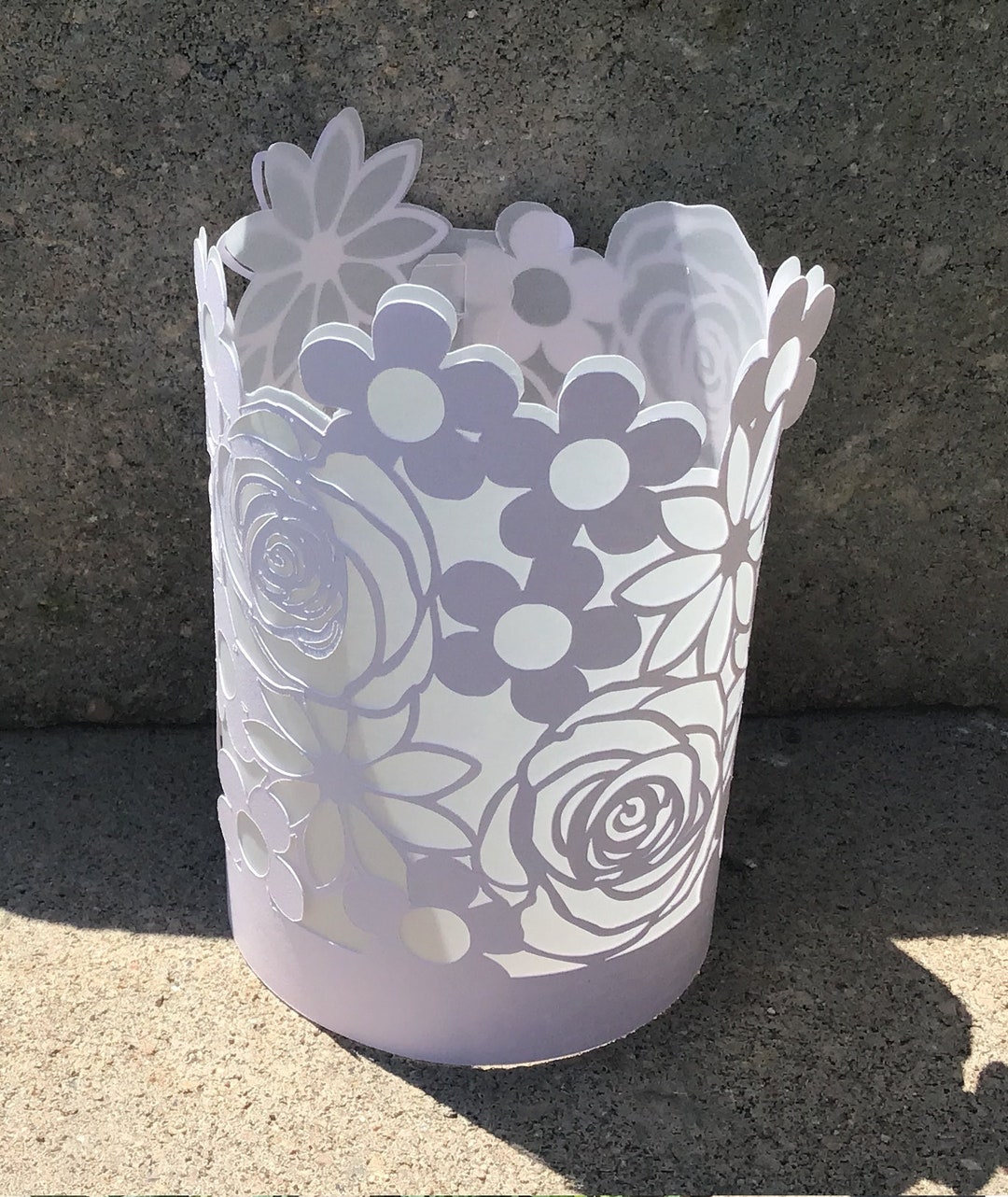 Flower Luminary SVG - Etsy