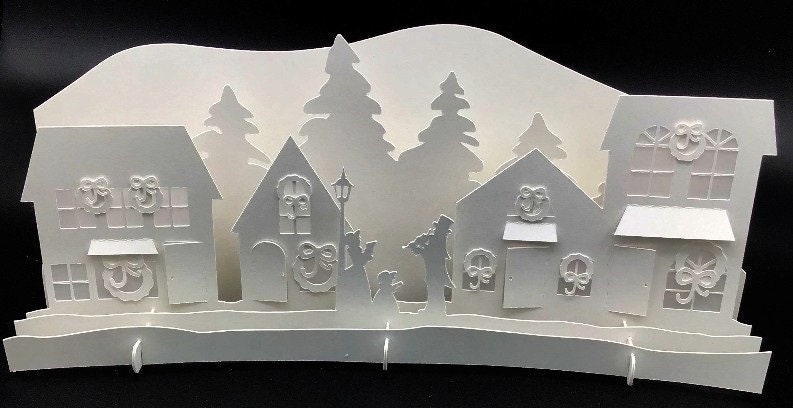 Winter Wonderland Shelf Display SVG Download Christmas Decor Digital ...